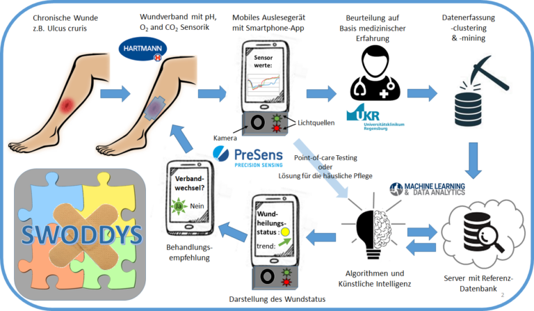 SWODDYS: Smart WOund Dressing incorporating Dye-based Sensors | MaD Lab